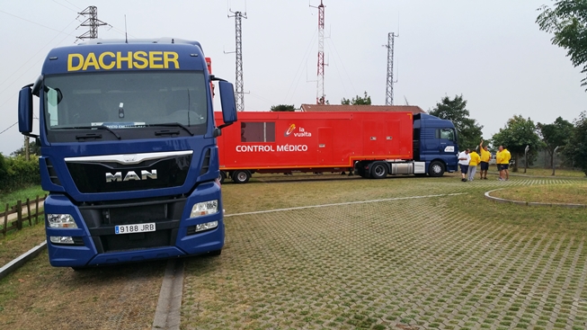 La logística de La Vuelta 2016 de Azkar